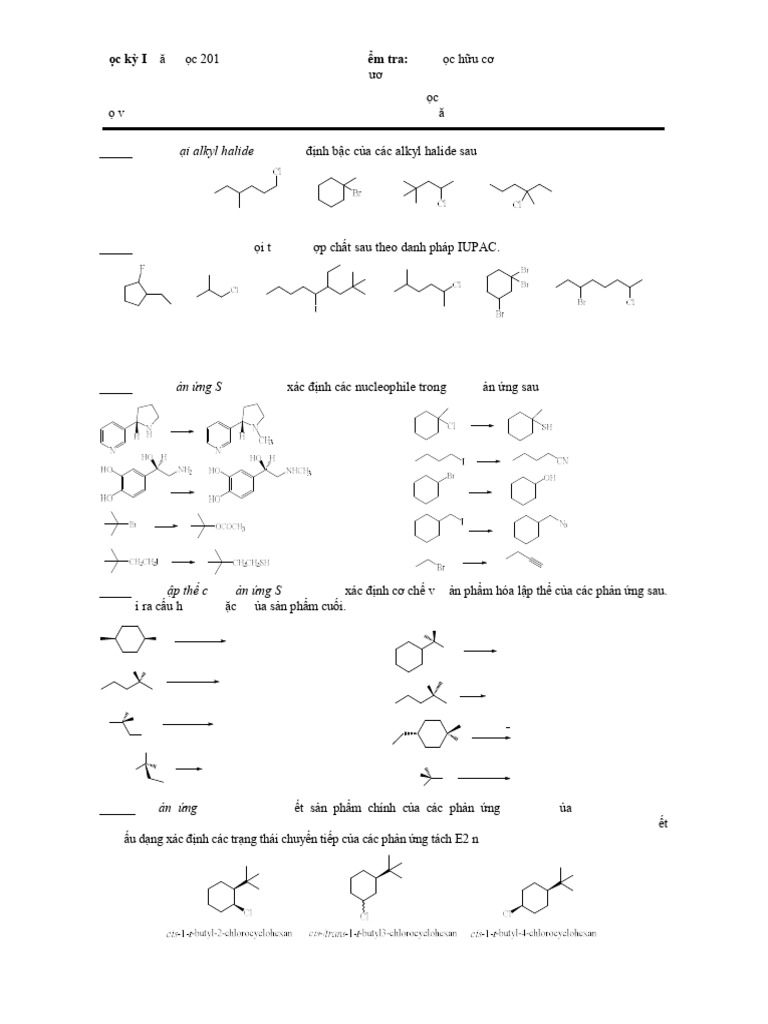 Chapter 5 Alkyl Halide 2017 | PDF