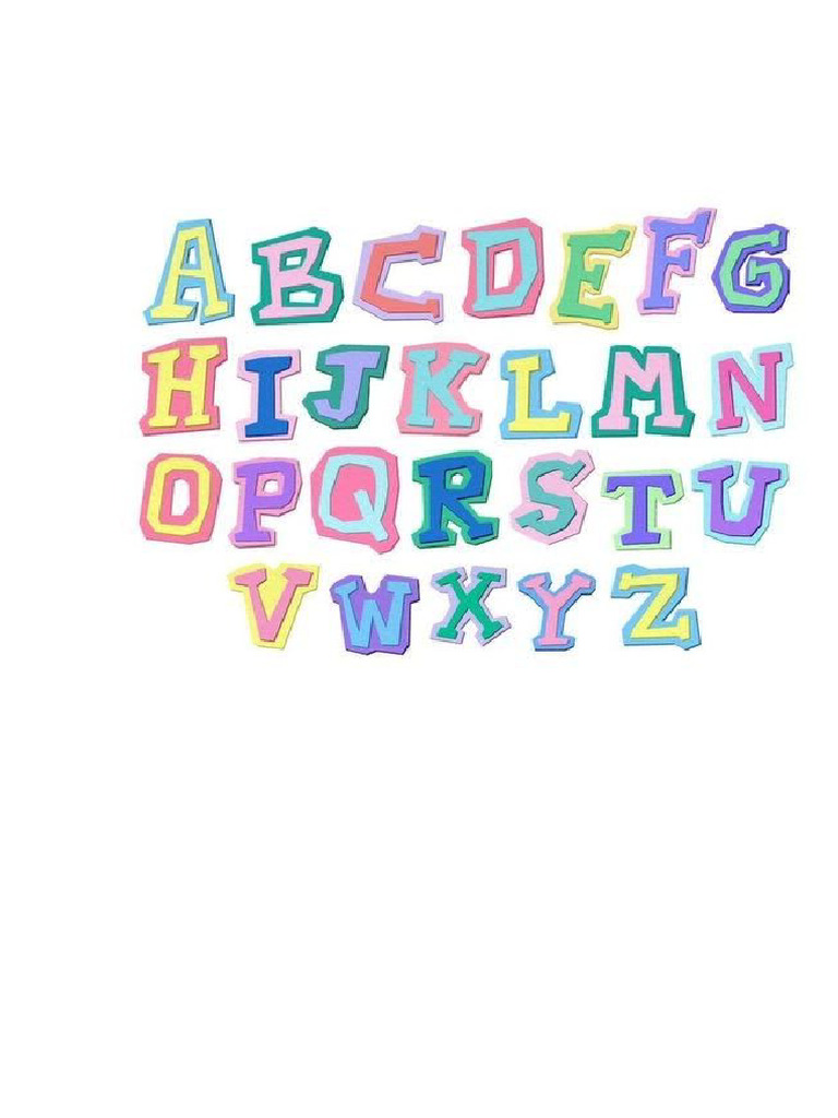alphabet canva | PDF
