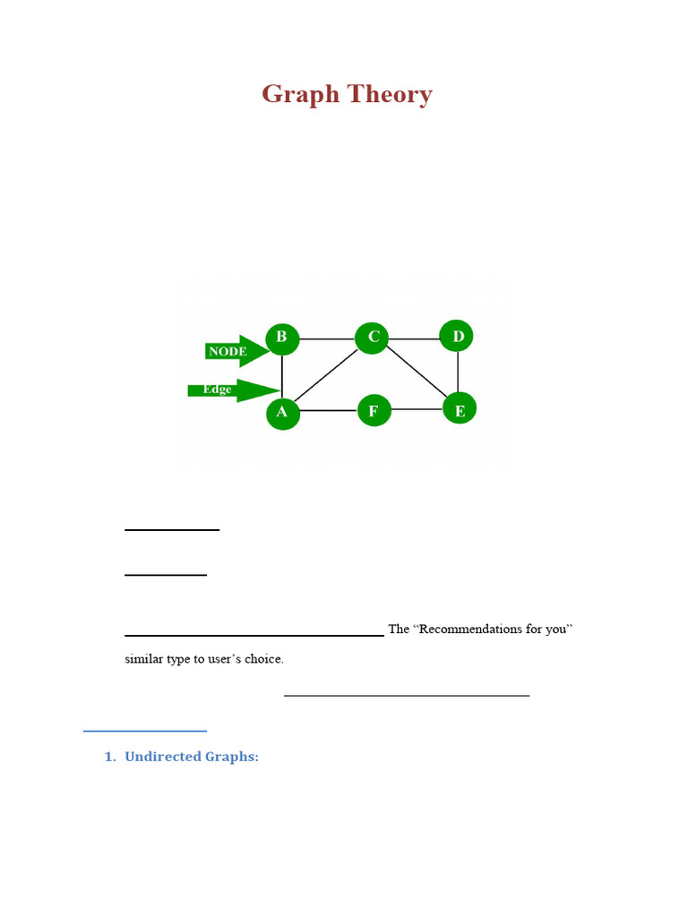Graph Theory-2 | PDF | Graph Theory | Mathematical Relations