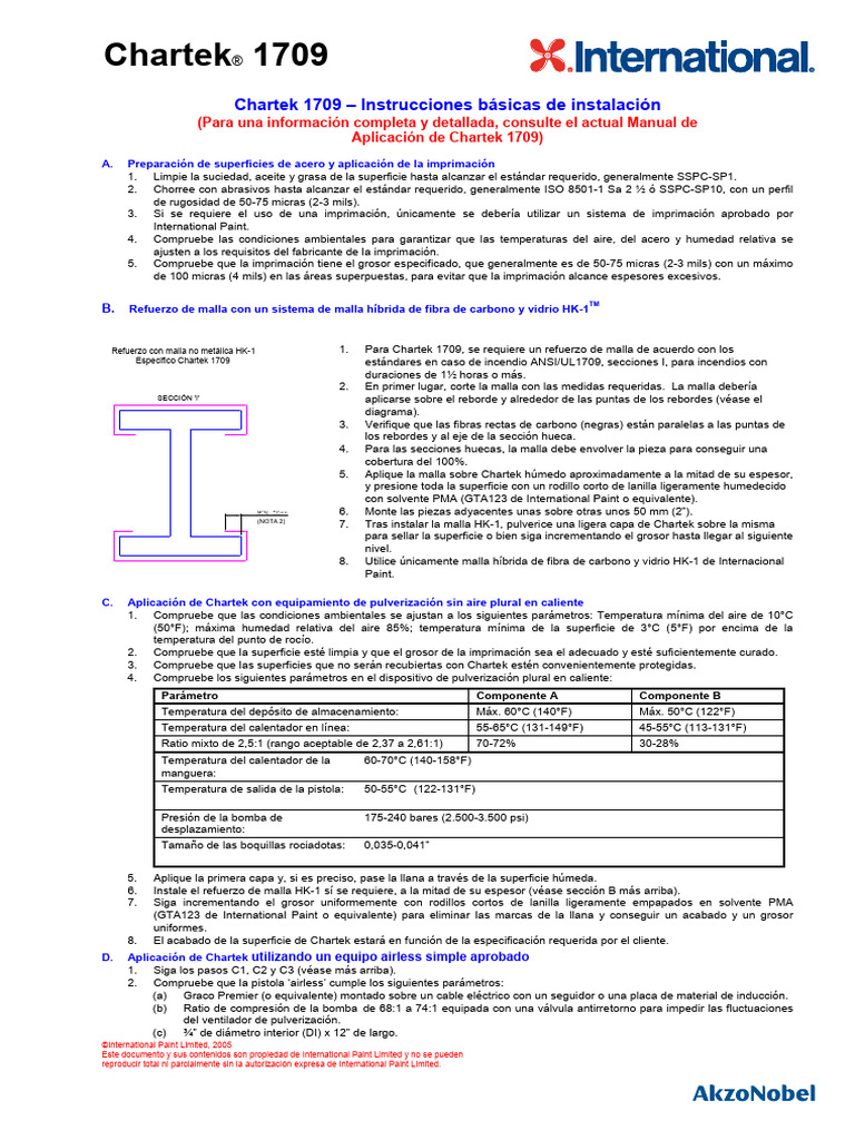 Chartek - 1709 - SP Guia de Aplicación | PDF