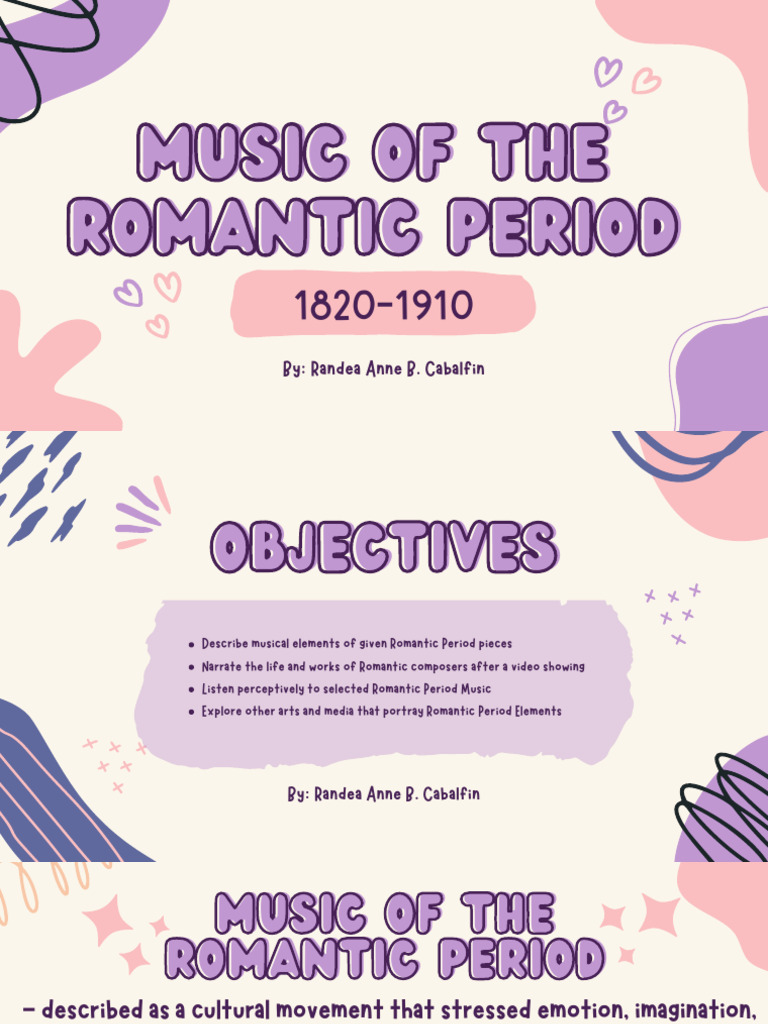 Music of The Romantic Period | PDF | Romantic Music | Frédéric Chopin