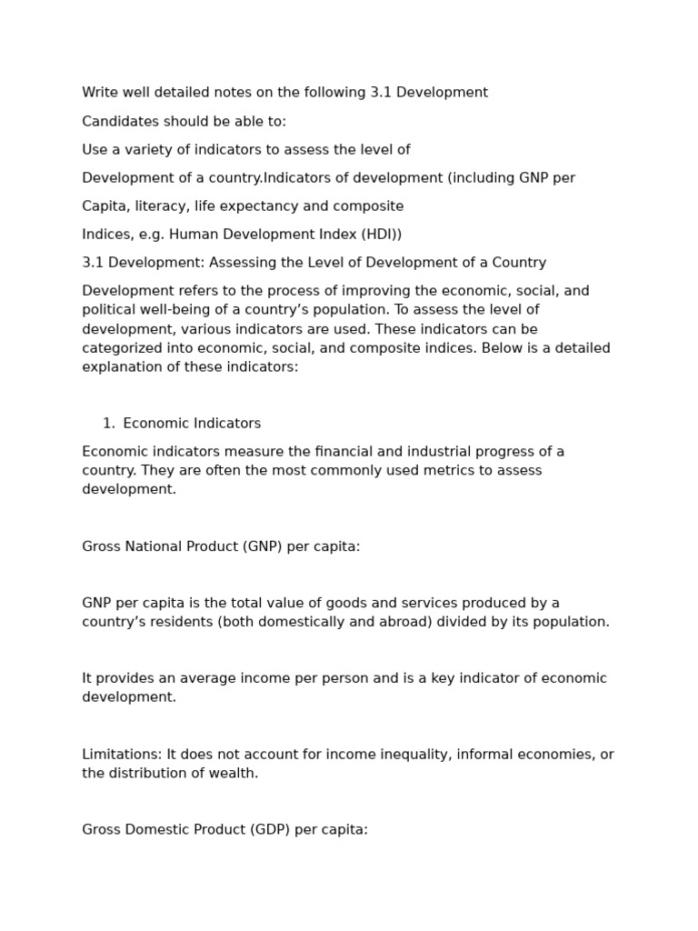 Economic Development Geography | PDF | Cost Of Living | Globalization