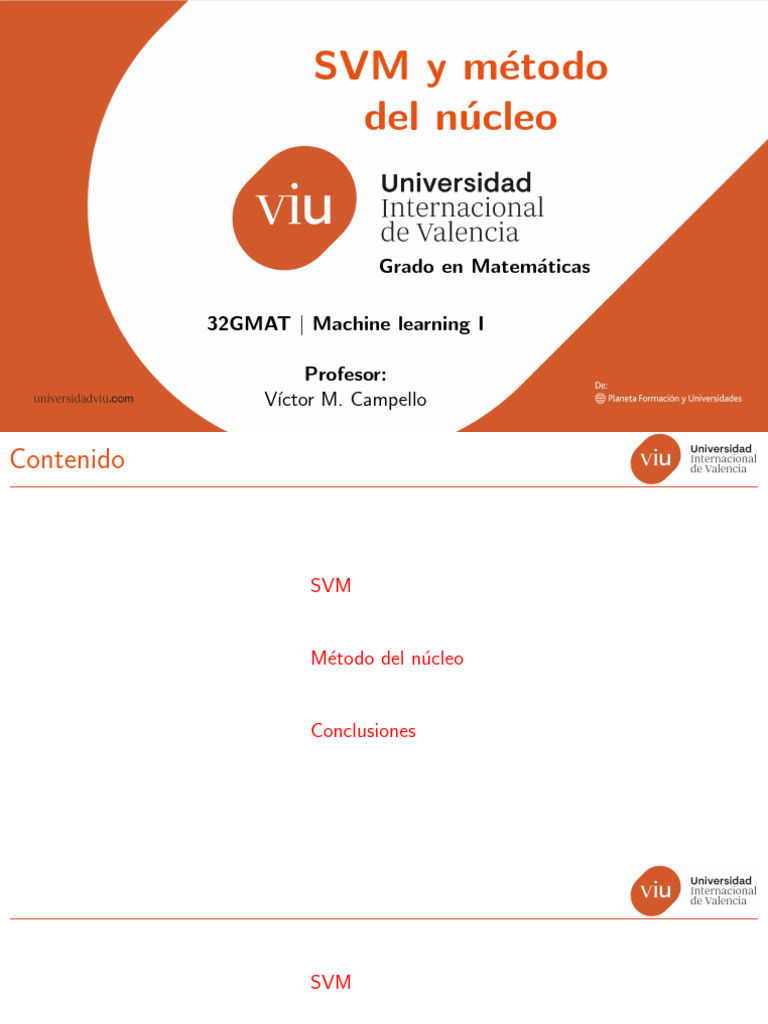 09-SVM(1) | PDF | Máquinas de vectores soporte | Matemáticas Aplicadas