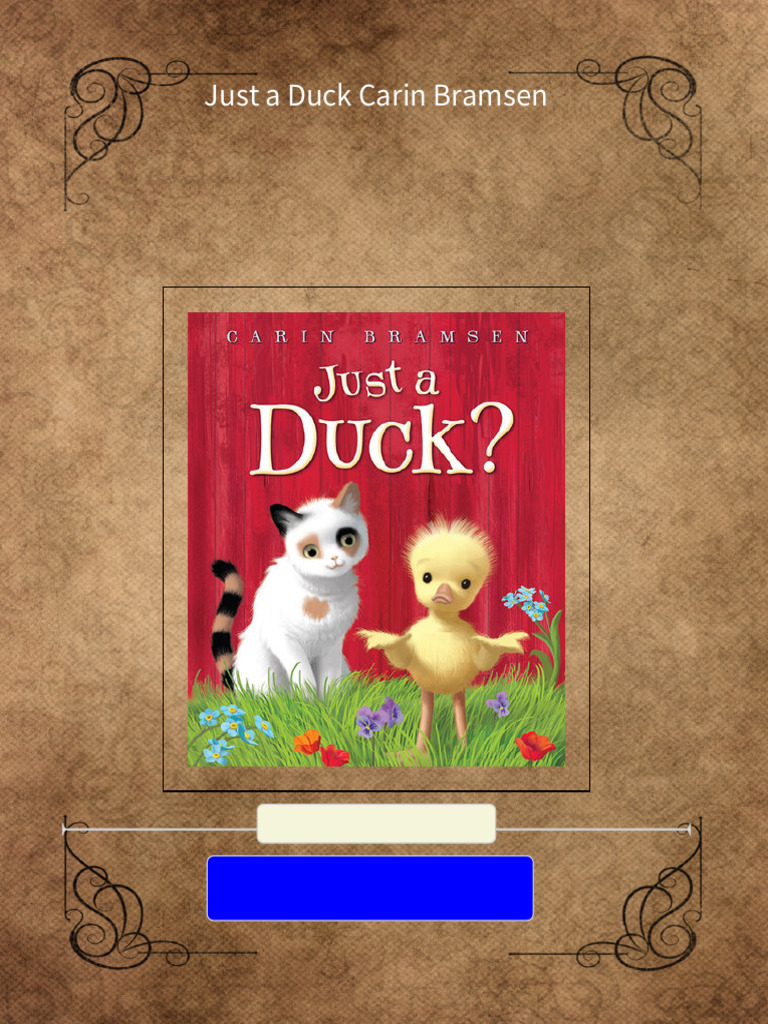 Get Just A Duck Carin Bramsen Free All Chapters | PDF