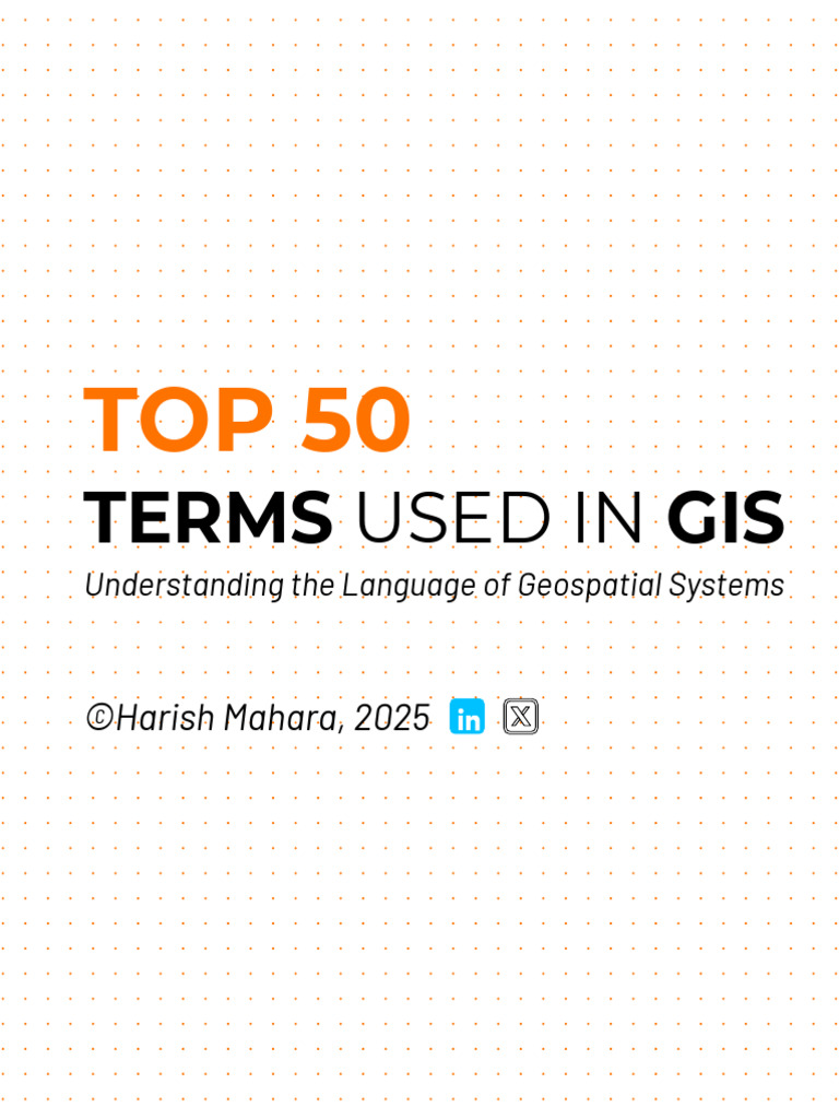 Top 51 Terms Used in GIS | PDF | Geographic Information System ...