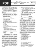 Forrest Gump - Final Test | PDF