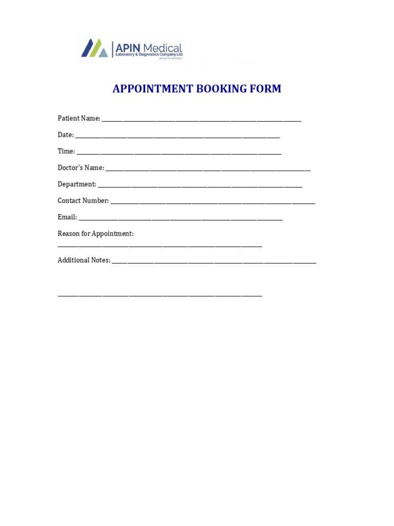 Medical Appointment Booking | PDF