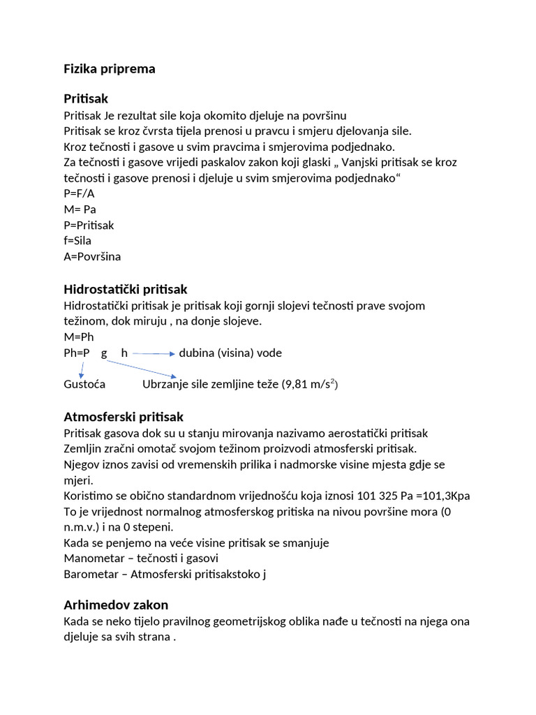 Fizika Priprema | PDF