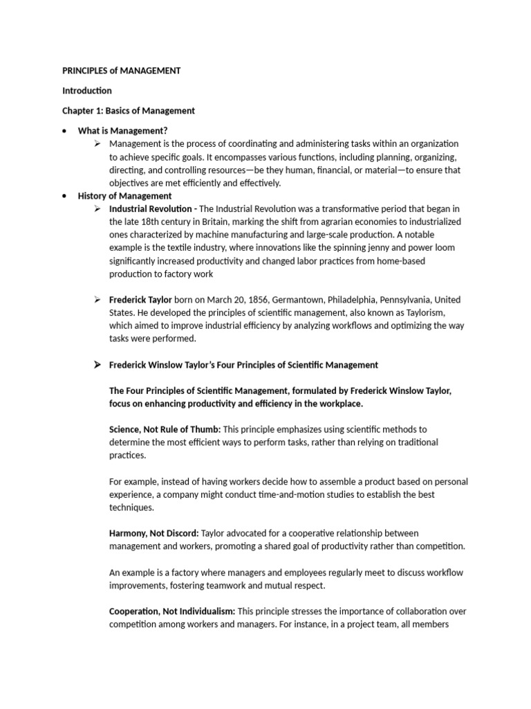 Principles of Management | PDF | Leadership | Motivation