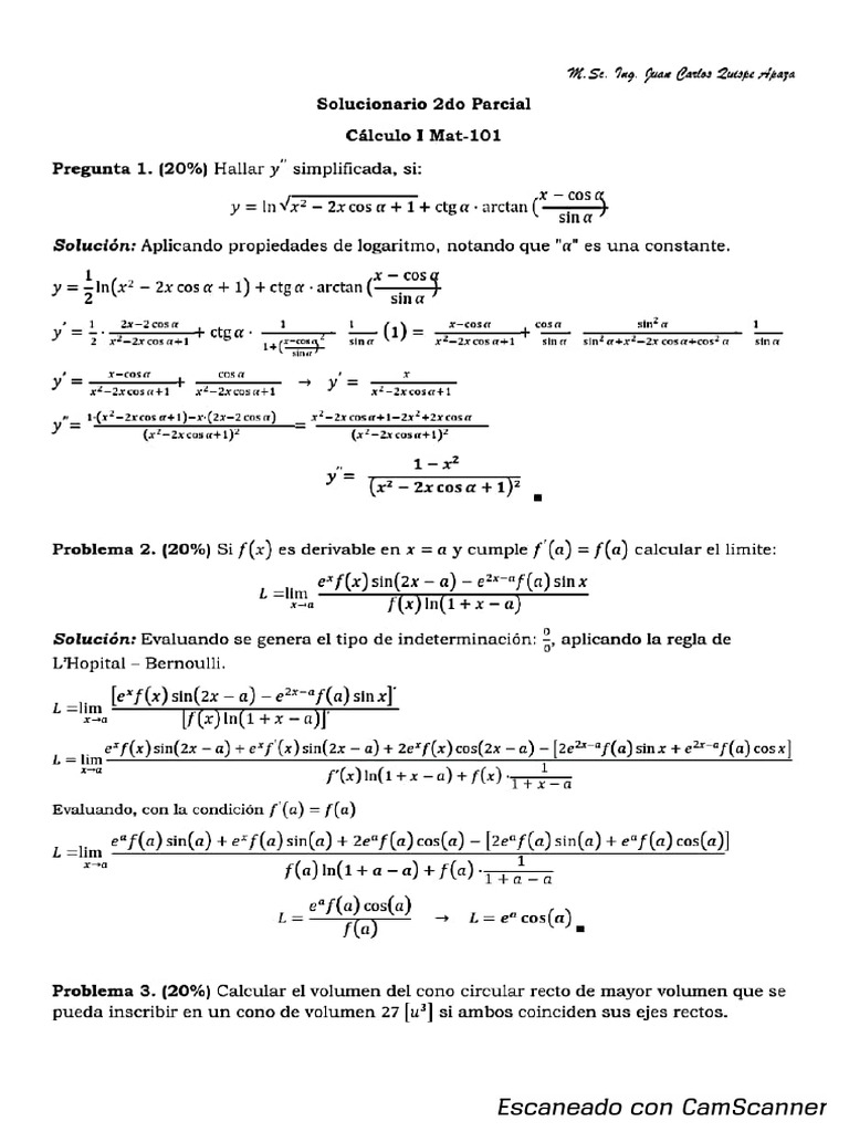 Mat102 2P I2023 | PDF