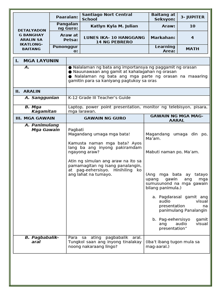 DLP Math 3 Week 1 Katlyn | PDF