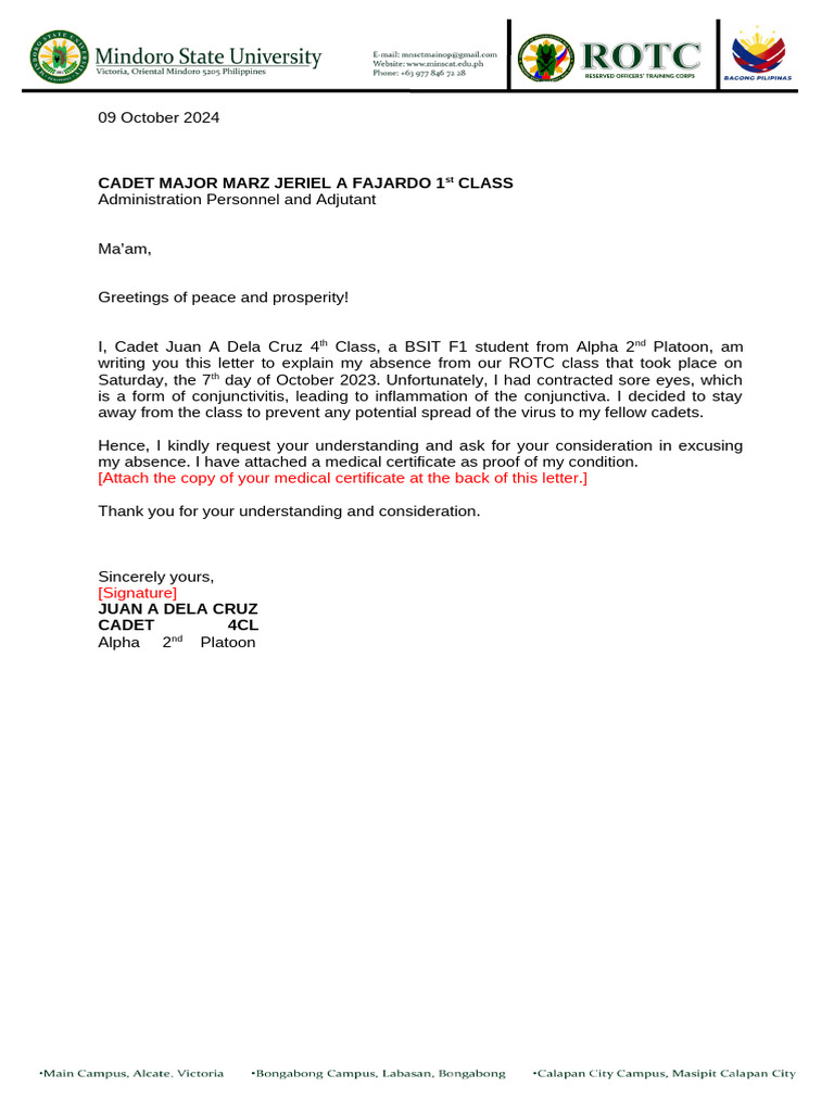 Explanation Letter | PDF