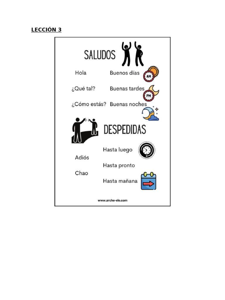 Lección 3 | PDF