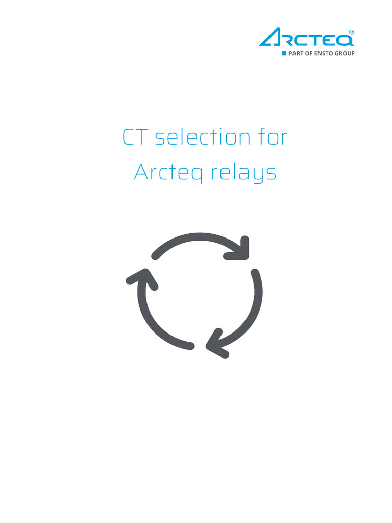 CT-selection-for-Arcteq-relays-AN00003-v1.1 | PDF | Resistor | Electrical Engineering