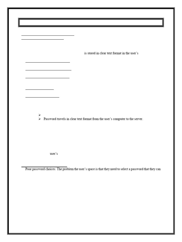 NIS CHP 2 | PDF | Password | Authentication