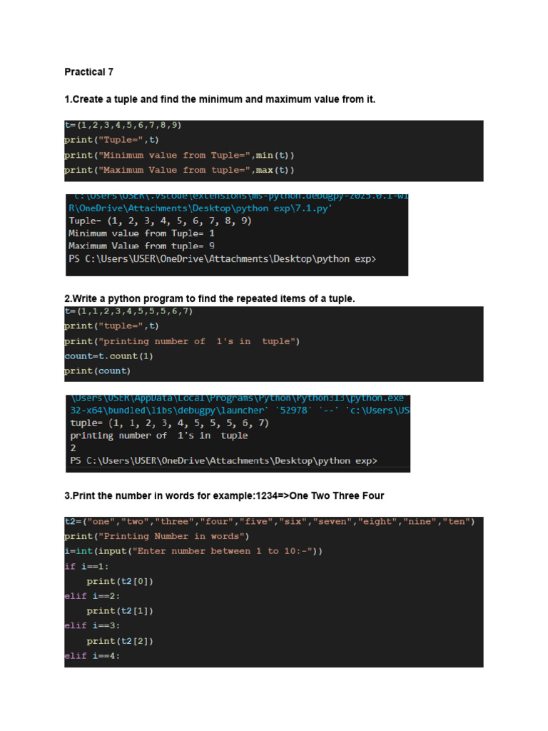 Practical 7 PY | PDF