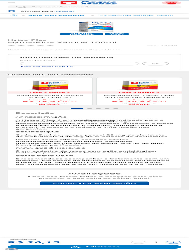 Hytos-Plus Xarope 100ML | PDF