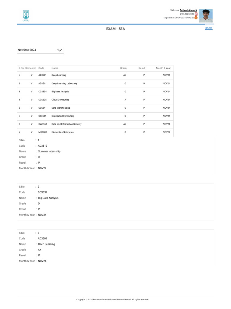 Rovan Ims - Jeppiaar Institute of Technology (Autonomous) | PDF | Applied Mathematics ...