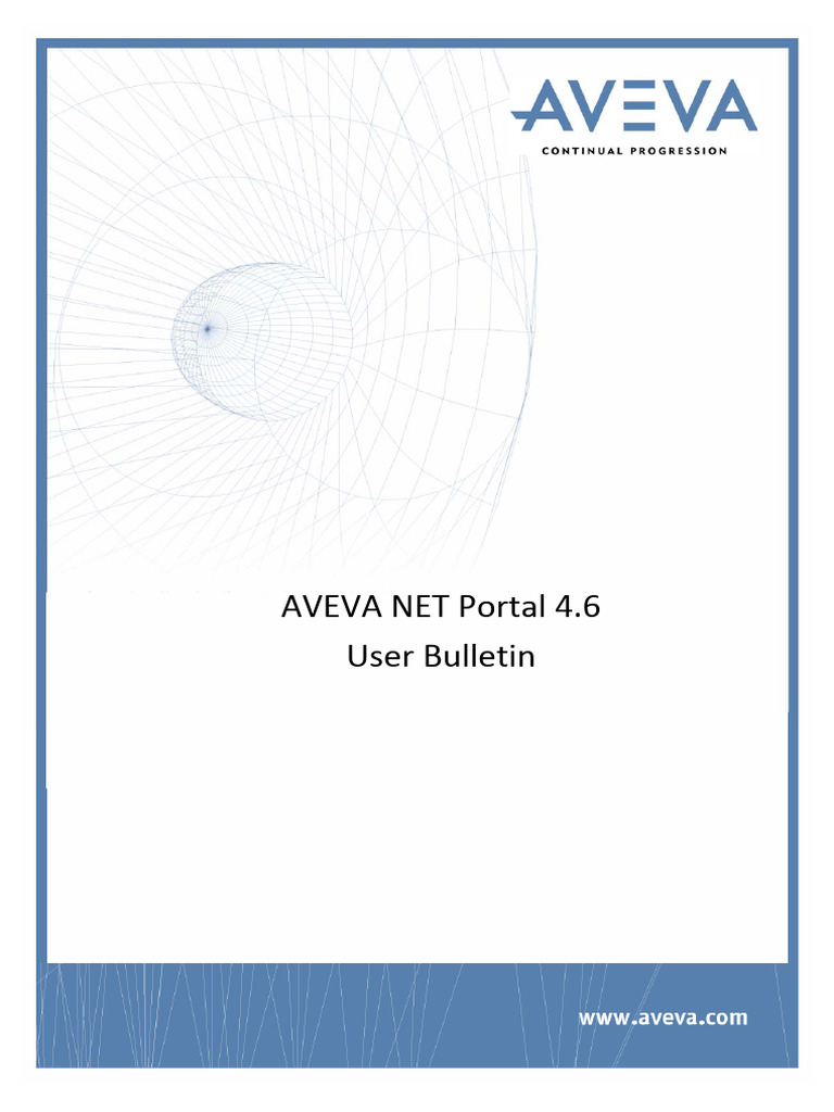 Aveva Net Portal 4.6, User Bulletin | PDF | Share Point | Windows Server 2003