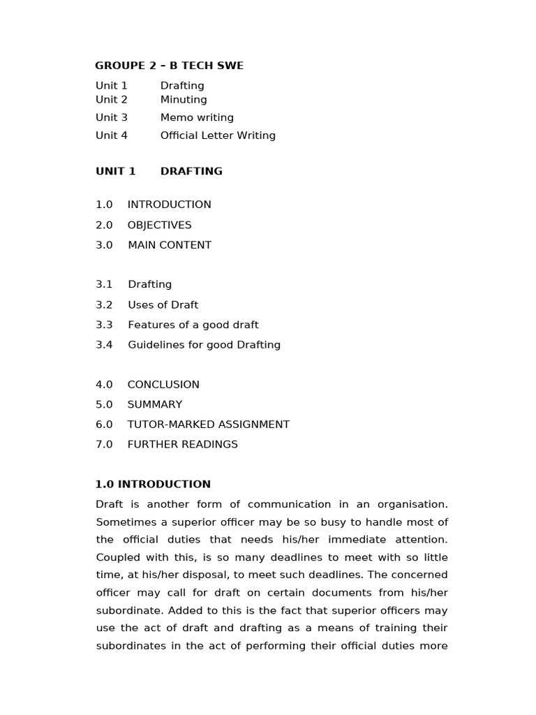 GROUPE 2 | PDF | Memorandum | Communication