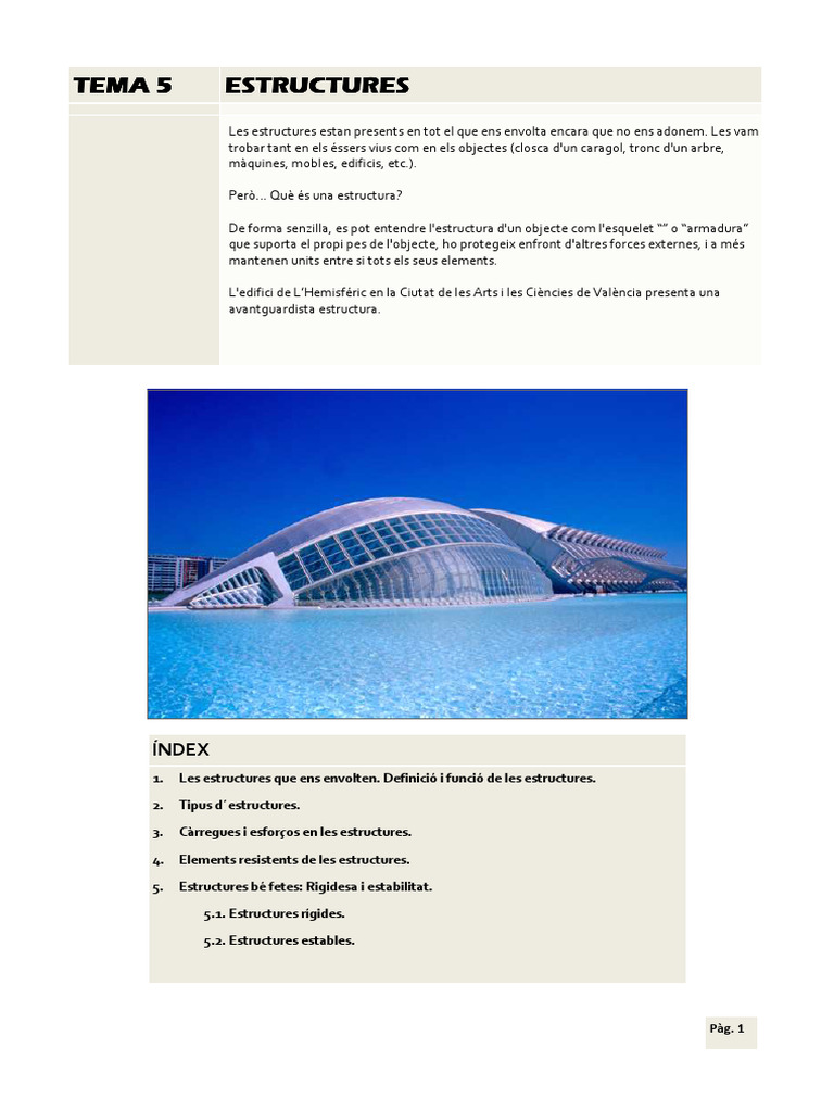 1eso Estructures Valencia | PDF