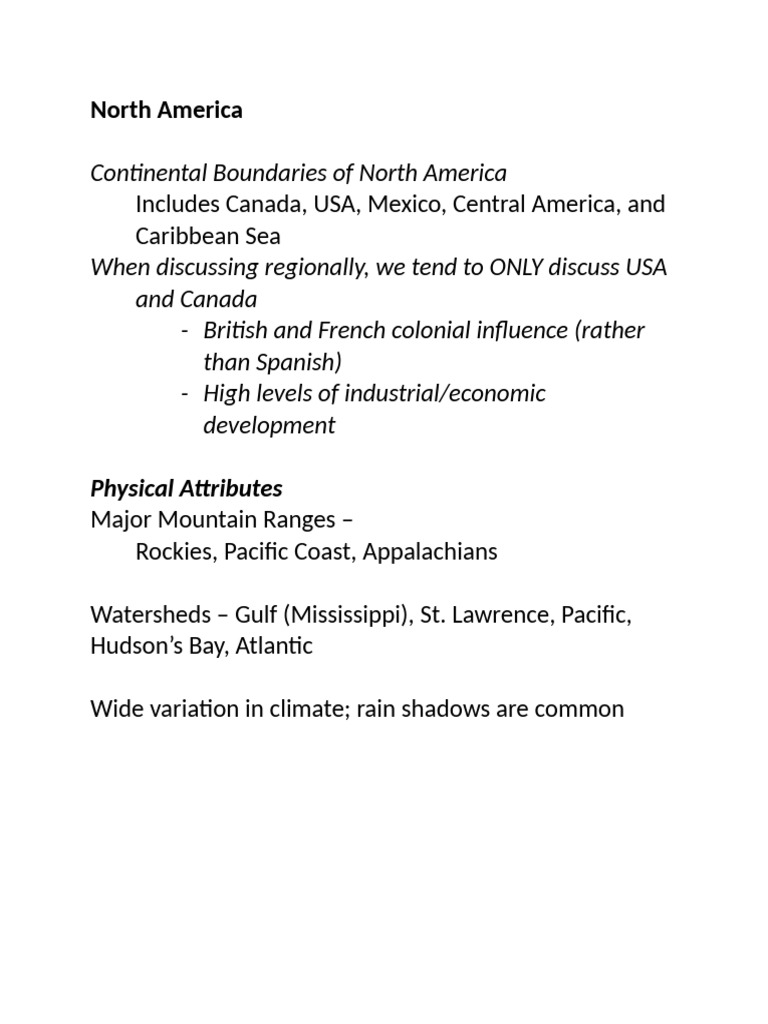 North American Unit Overview(1) | PDF