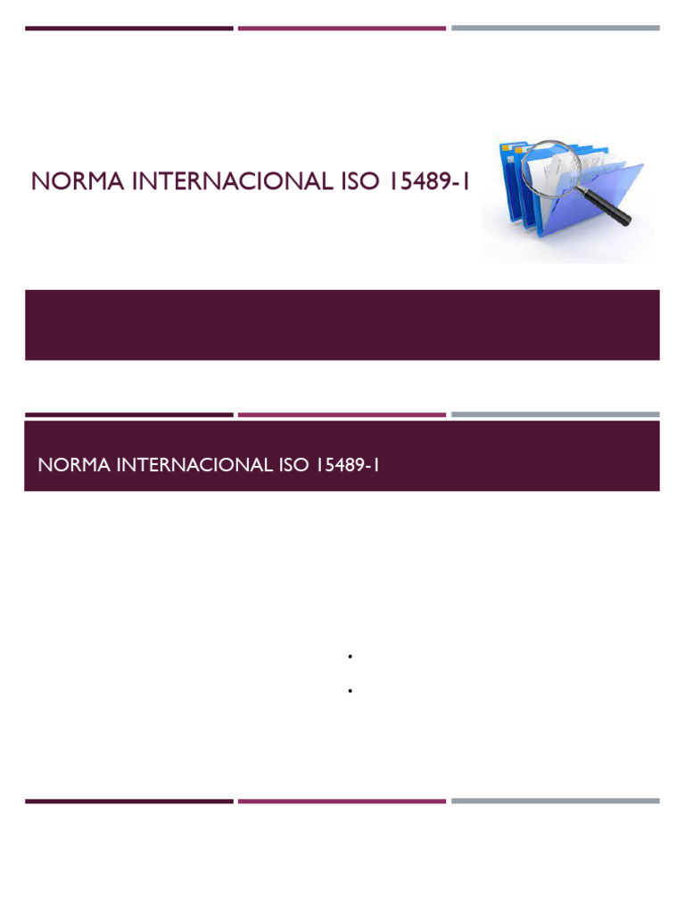 Análisis Norma Internacional ISO 15489-1 - ELIZABETH SANCHEZ | PDF ...