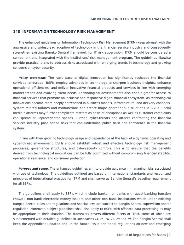 148 Information Technology Risk Management | PDF | Computer Security ...