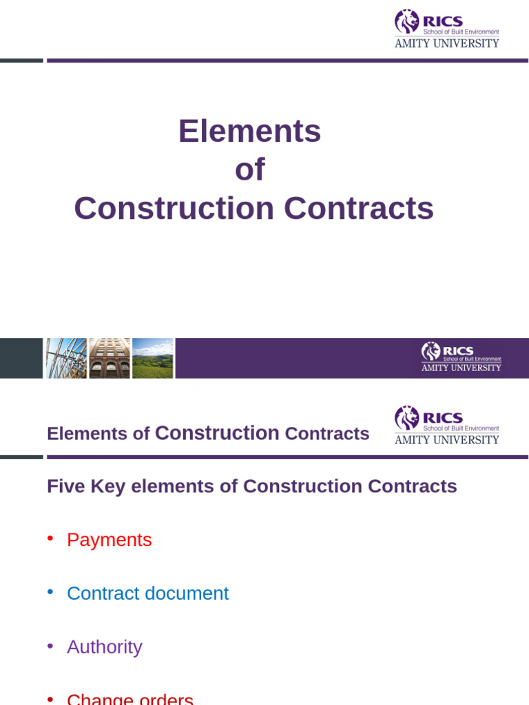 B1-Five Key Elements of Contract | PDF