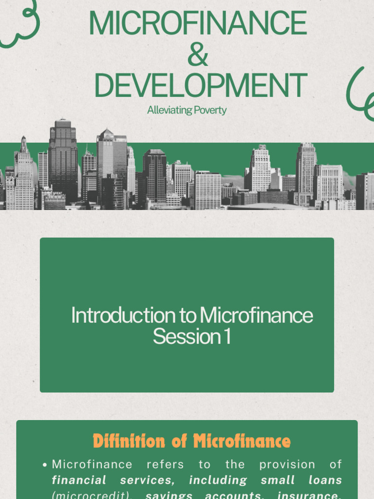 MICROFINANCE-DEVELOPMENT-2_compressed-1 | PDF | Microfinance | Grameen Bank