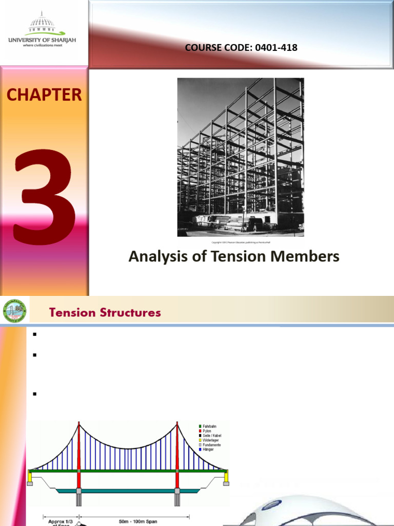 Analysis of Tension Members in Steel Design | PDF | Strength Of ...