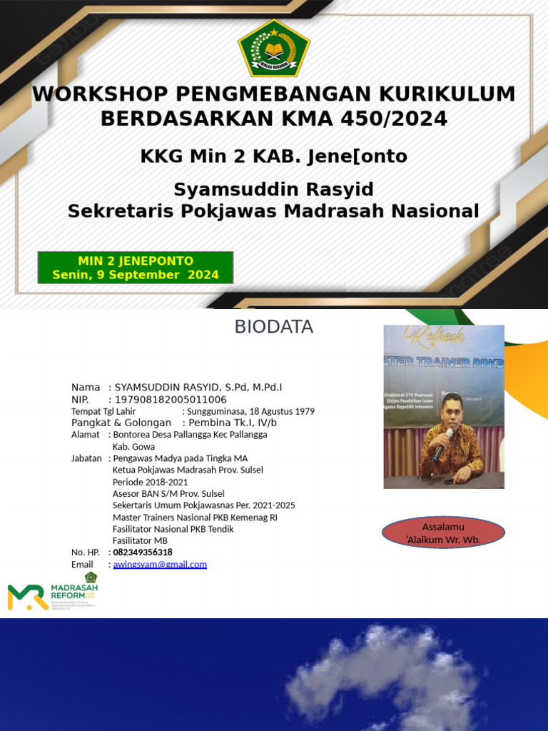 1. Perencanan Pemb Berdasarkan Kma 450 | PDF