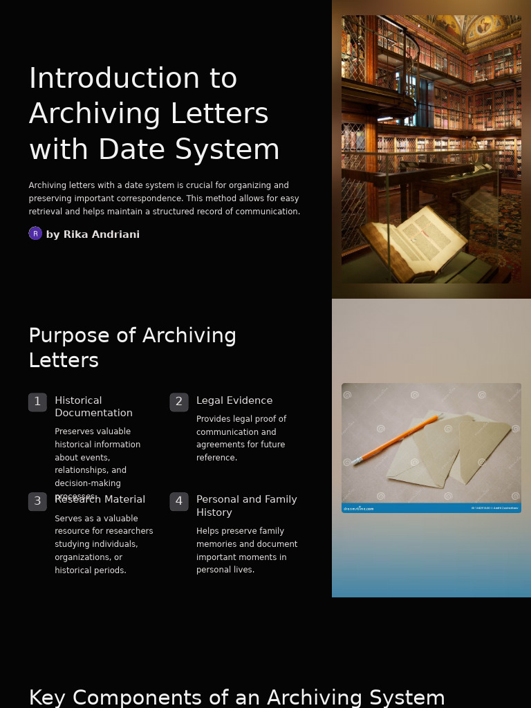 Archiving Letters: A Date System Guide | PDF | Information Retrieval ...