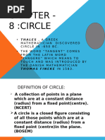CBSE Class10 Maths Chapter10 Circles | PDF