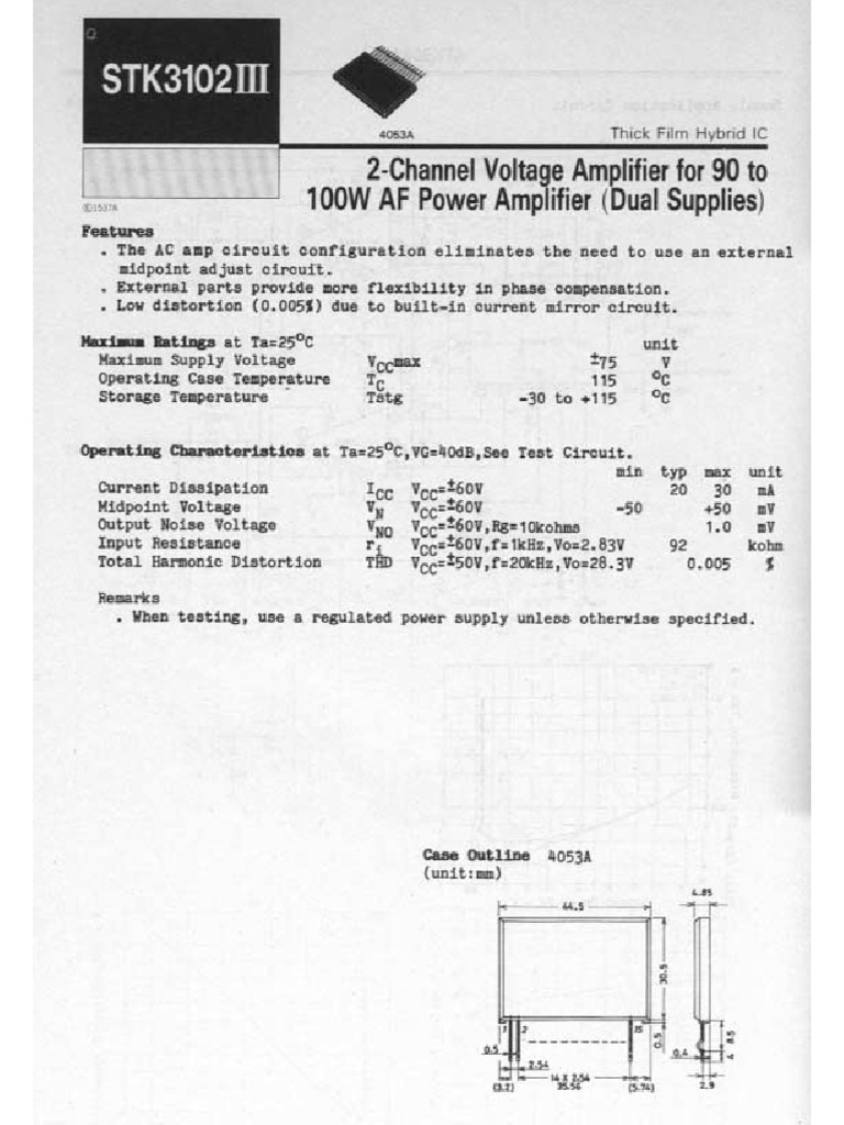 Electronic Component Datasheet Guide | PDF