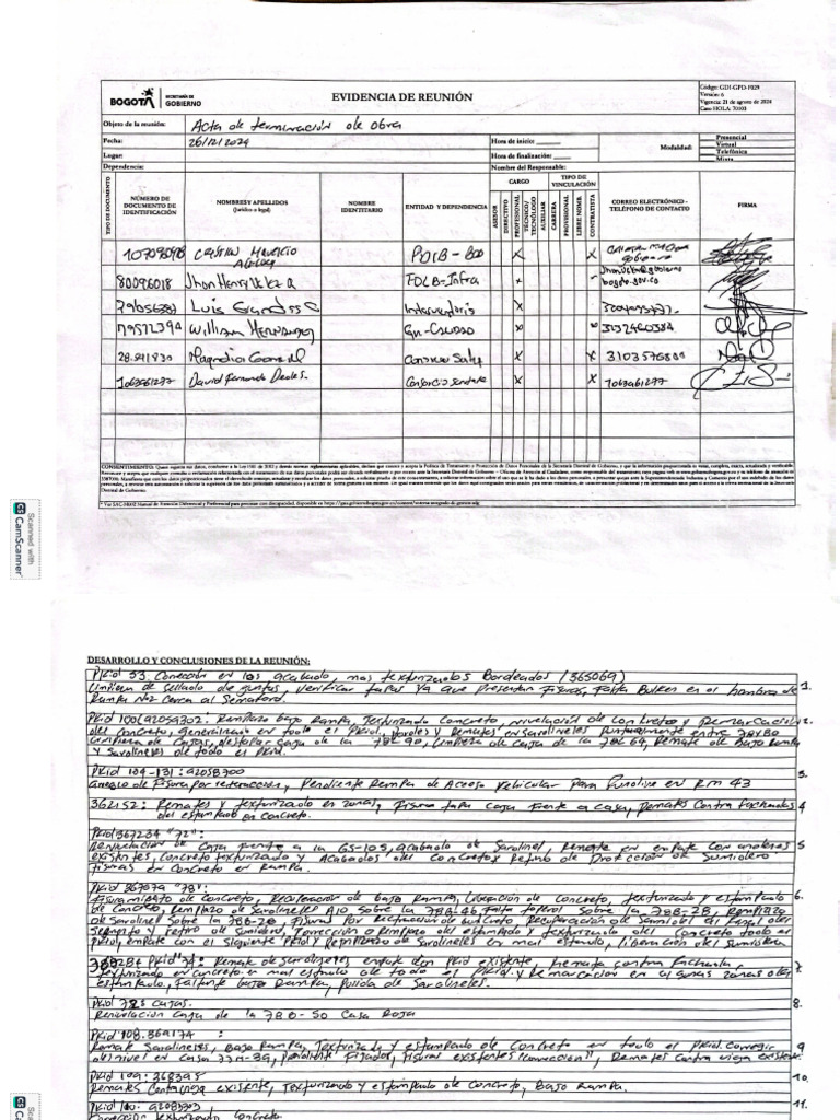 Acta de Terminación (5) | PDF
