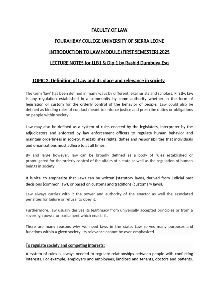 Understanding Law's Role in Society | PDF | Human Rights | Rights