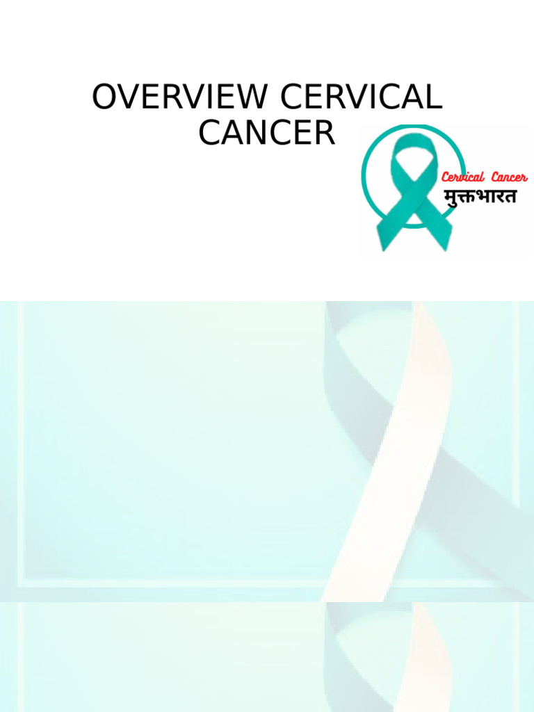 Overview Cervical Cancer | PDF