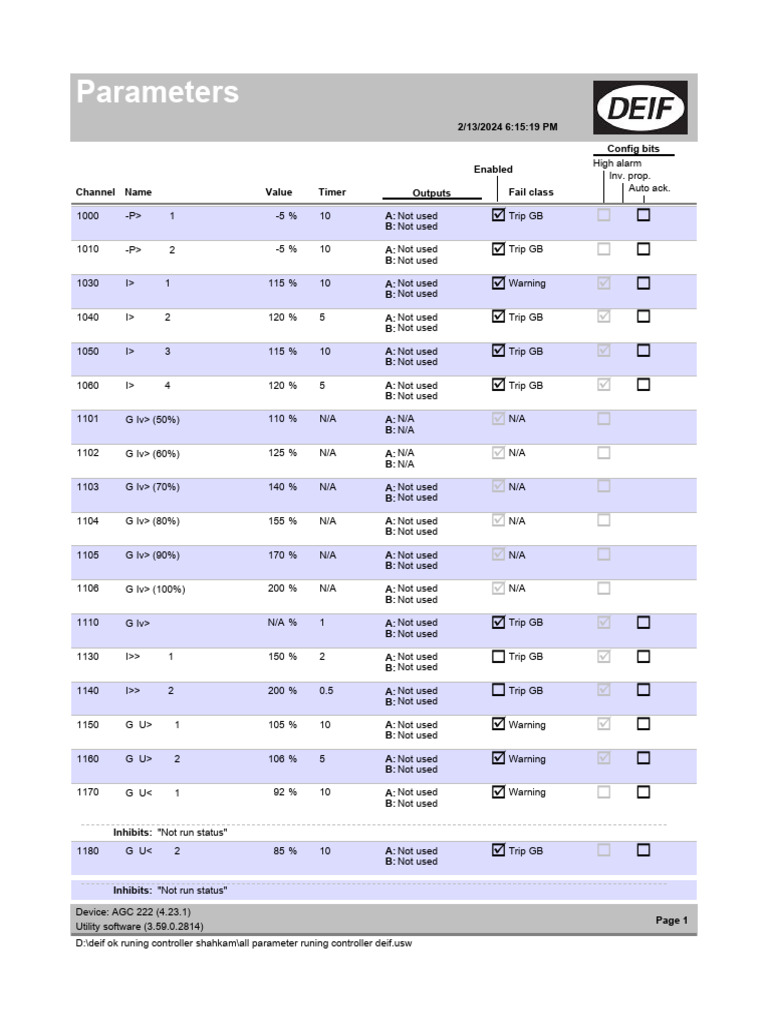 Parameter PDF File Runing Controller | PDF | Computer Engineering | Computing