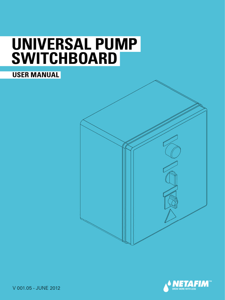 Universal Pump Switchboard (Site) English - V001.05 Jun2012 | PDF ...
