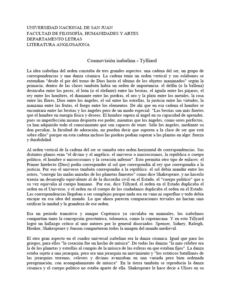 Cosmovision Isabelina | PDF