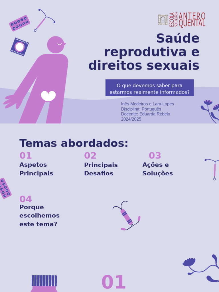 Saúde Reprodutiva e Direitos Sexuais | PDF | Uterus | Planets