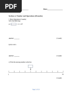 Grade 7 Math Exam Prep | PDF | Mathematics