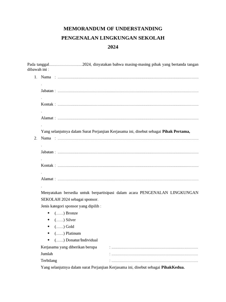 Mou Pls 2024 | PDF