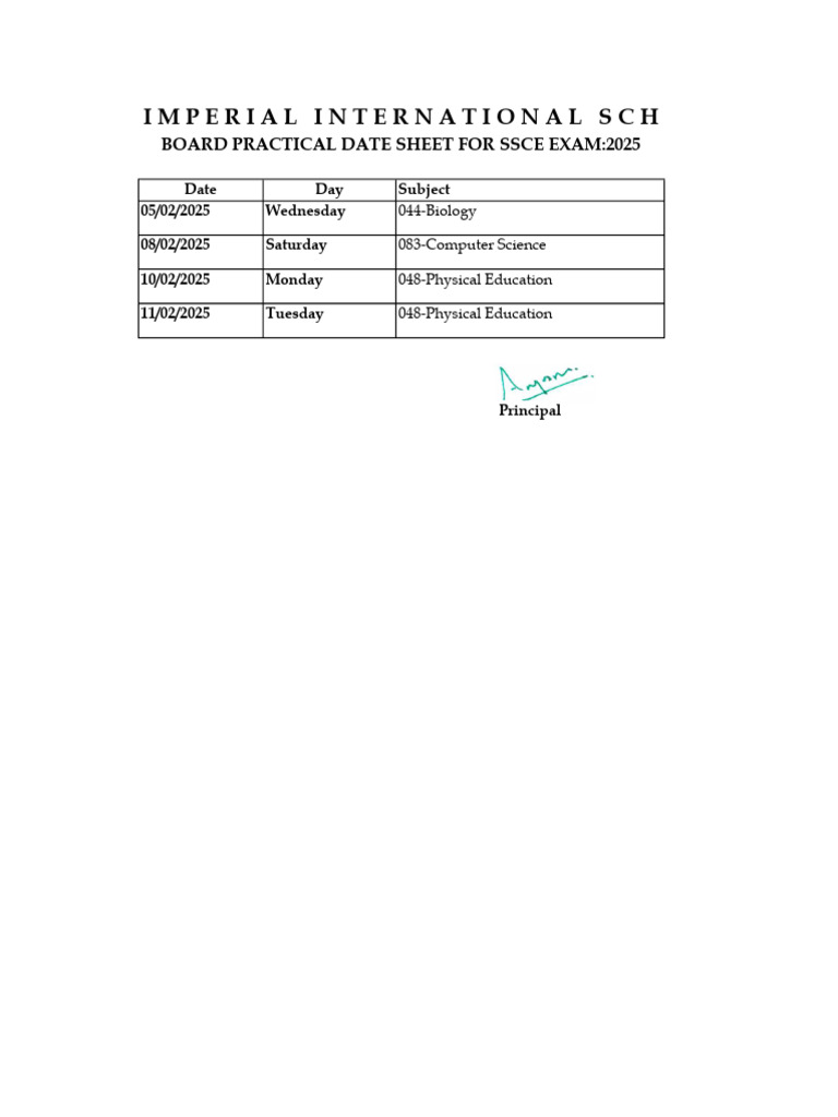 Board Practical Ds Ssce 2025 | PDF