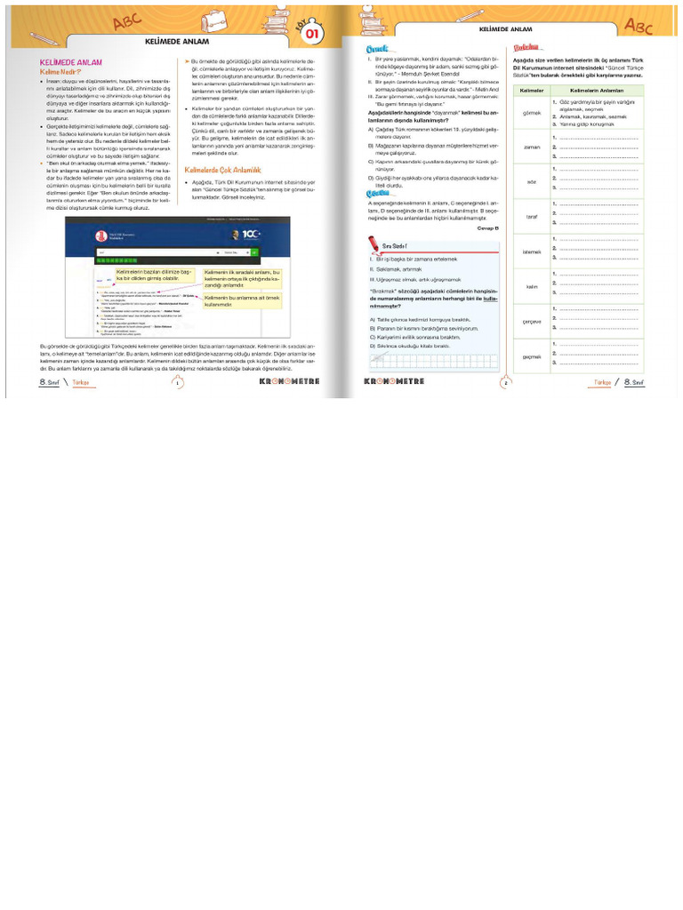 Konu Anlatım Föyleri Dik | PDF