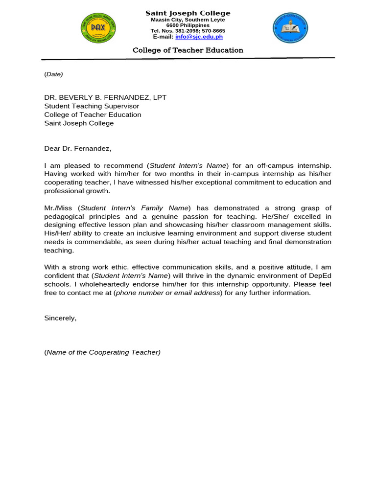 Recommendation-letter From CT | PDF