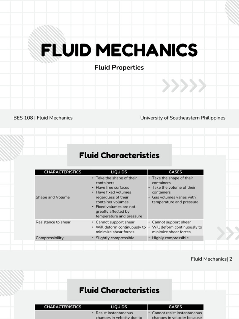 2 - Fluid Properties | PDF | Viscosity | Density