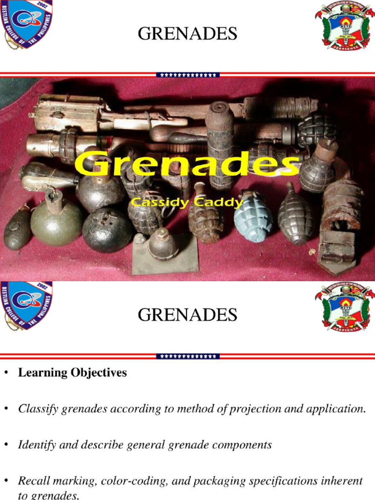 Weapons Training 2 Hand Grenades MS2 | PDF