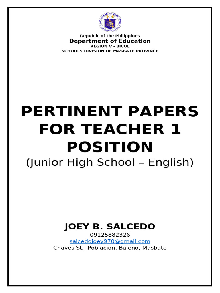 Label Front Page (Joey Salcedo) | PDF